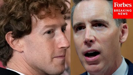 'Mark Zuckerberg Himself Approved The Decision': Josh Hawley Accuses ...