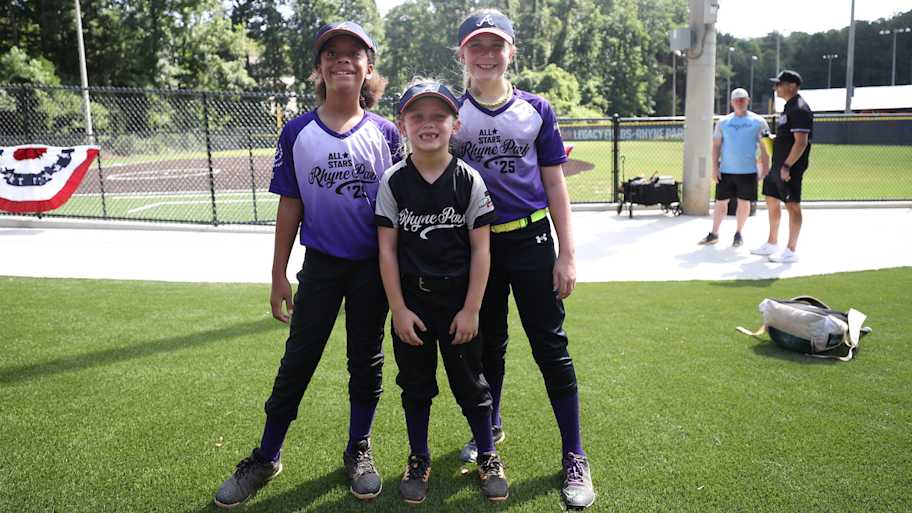 MLB Together, Atlanta Braves Reveal Local Renovated Softball Fields ...