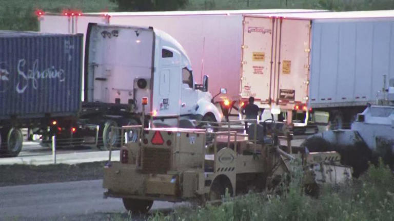 Drivers stranded for hours on Ohio highway after multiple crashes