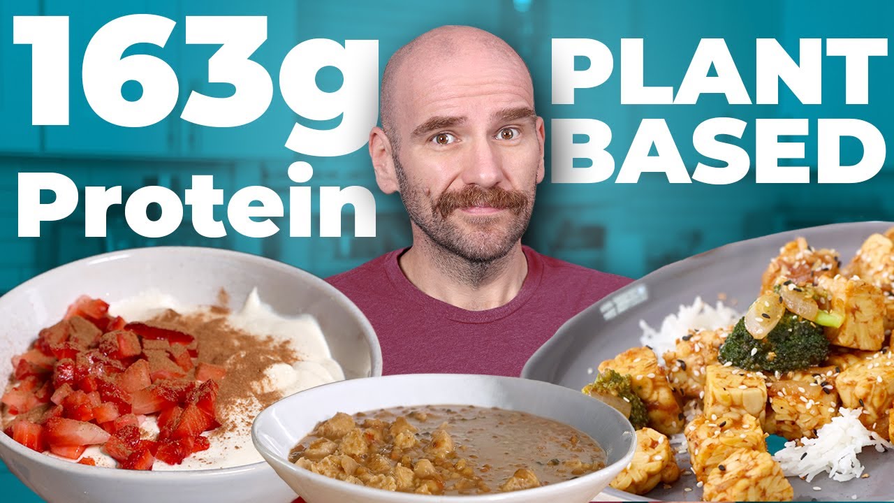 Plant Based Meal Prep for Over 150g of Protein a Day