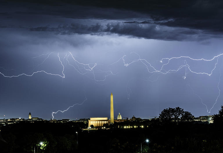 26,000 strikes! Why there was so much lightning Wednesday night in D.C ...