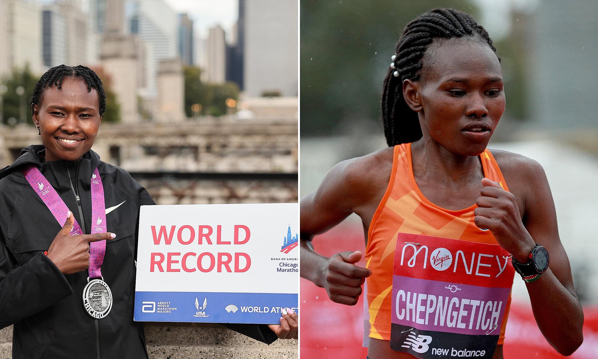 Fastest women's marathon runner provisionally SUSPENDED after testing ...