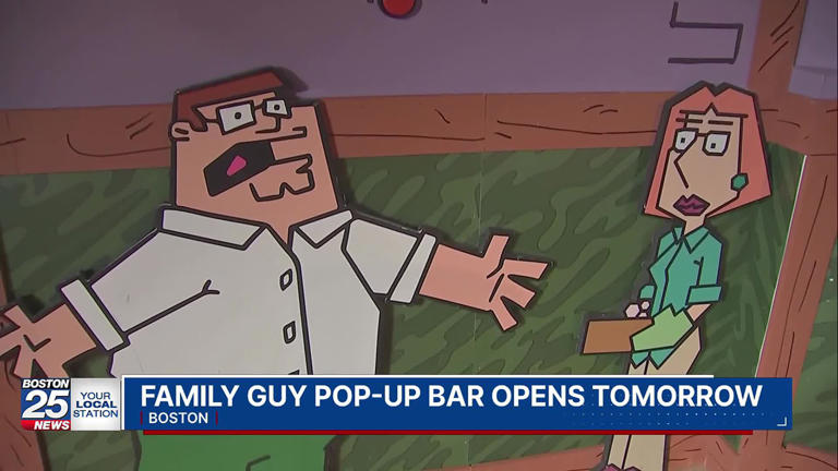 Drunken Clam opens in Boston: Take a look inside the Family Guy pop-up bar