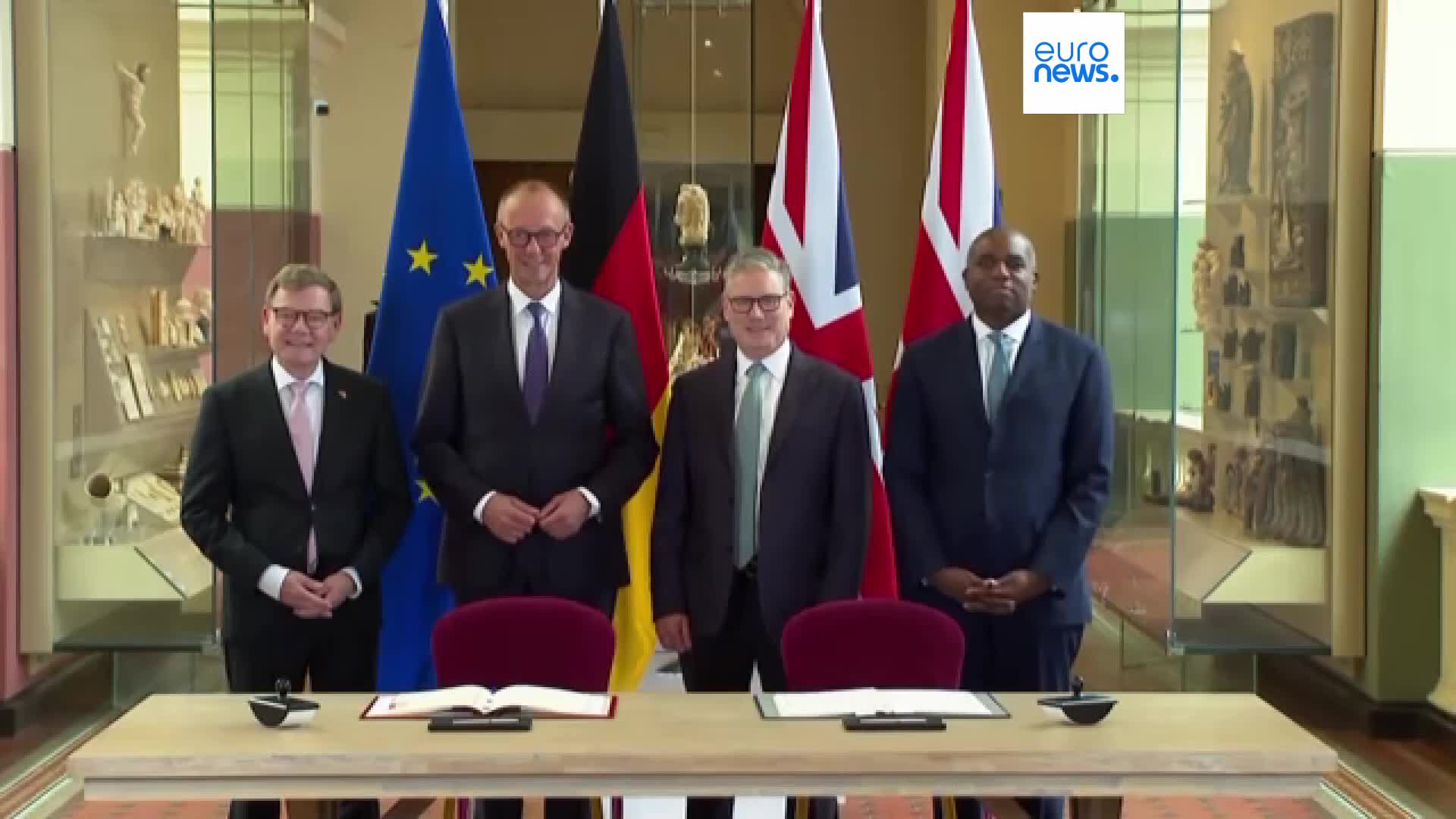 Germany's Merz and UK's Starmer sign 'first of its kind' defence and ...
