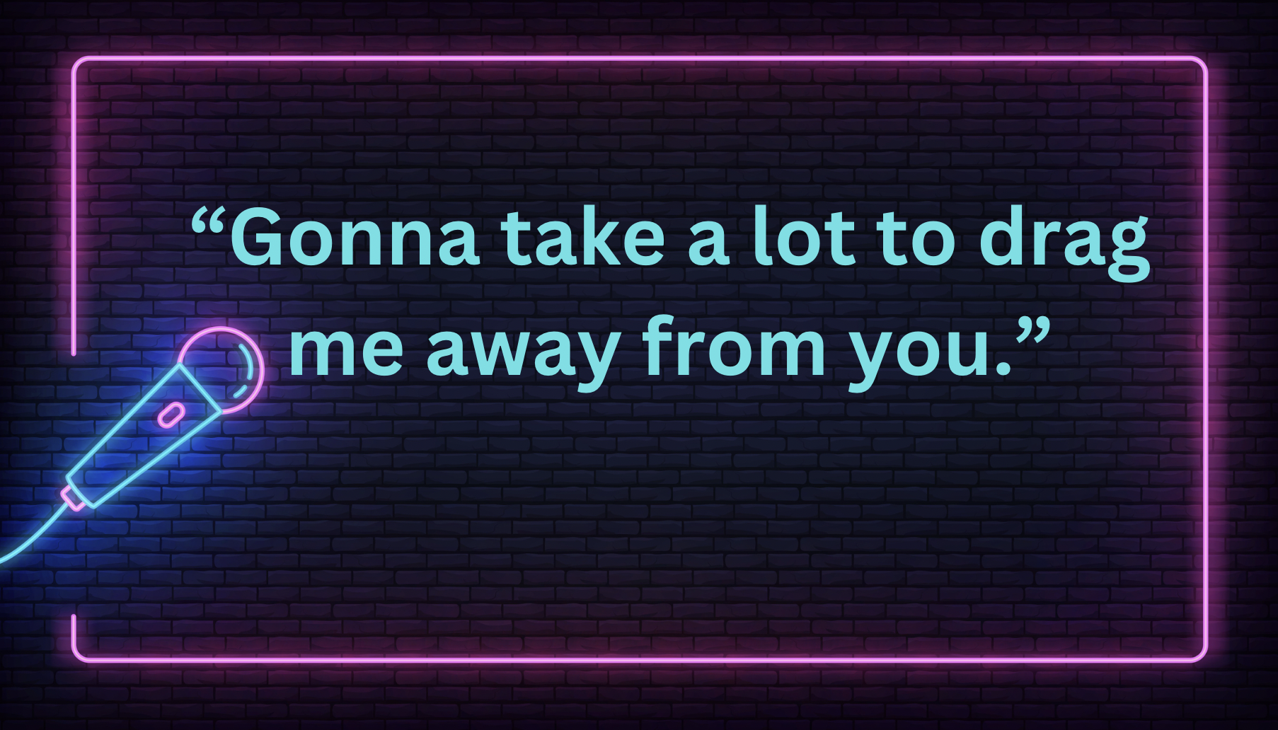 How many of these '80s songs can you name based on just the lyrics?