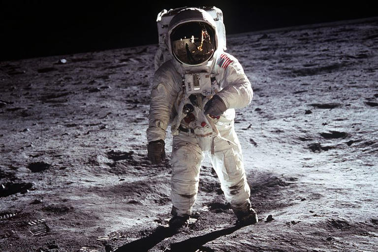 Buzz Aldrin says 'we didn't go there' in moon landing interview as fake ...