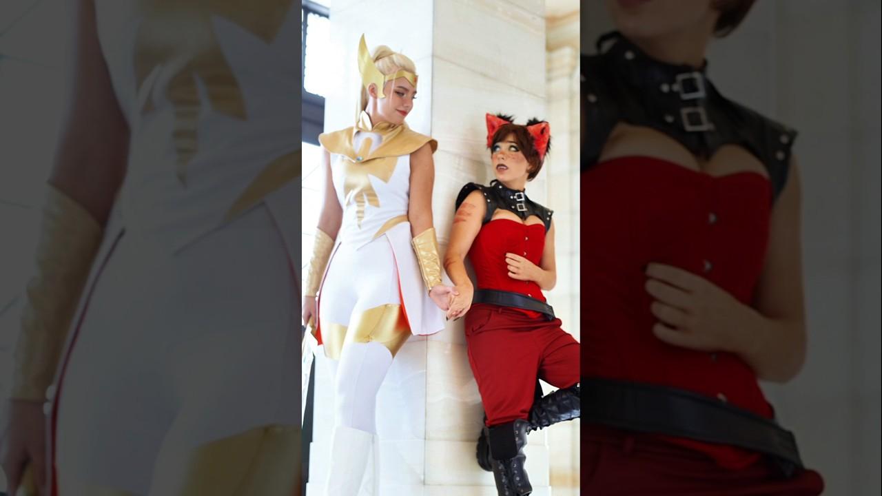 Singing As Adora And Catra! 🎶⚔️🤍 #spop #sheraandtheprincessesofpower