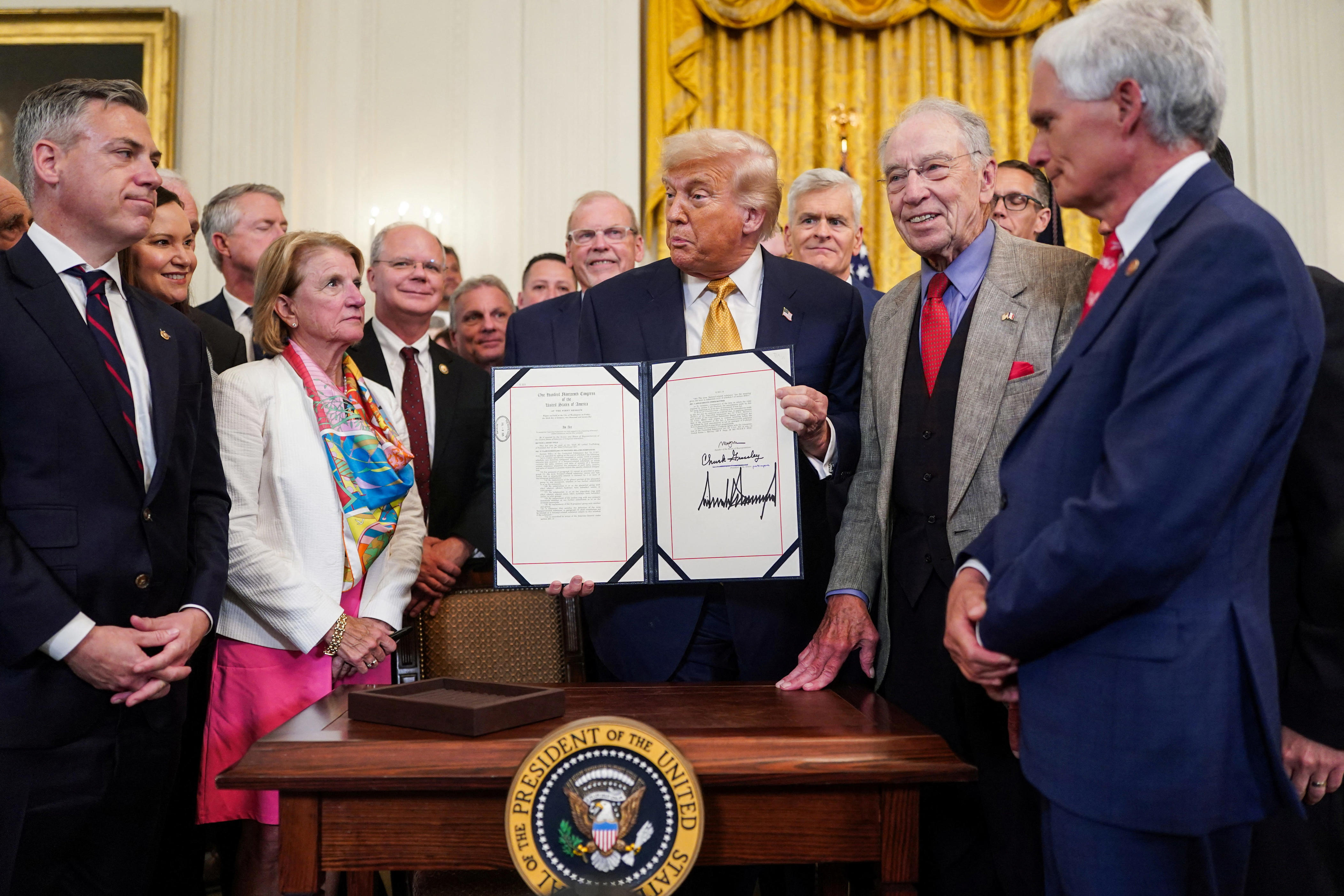 South Dakota Attorney General Marty Jackley visits White House as Trump signs fentanyl bill