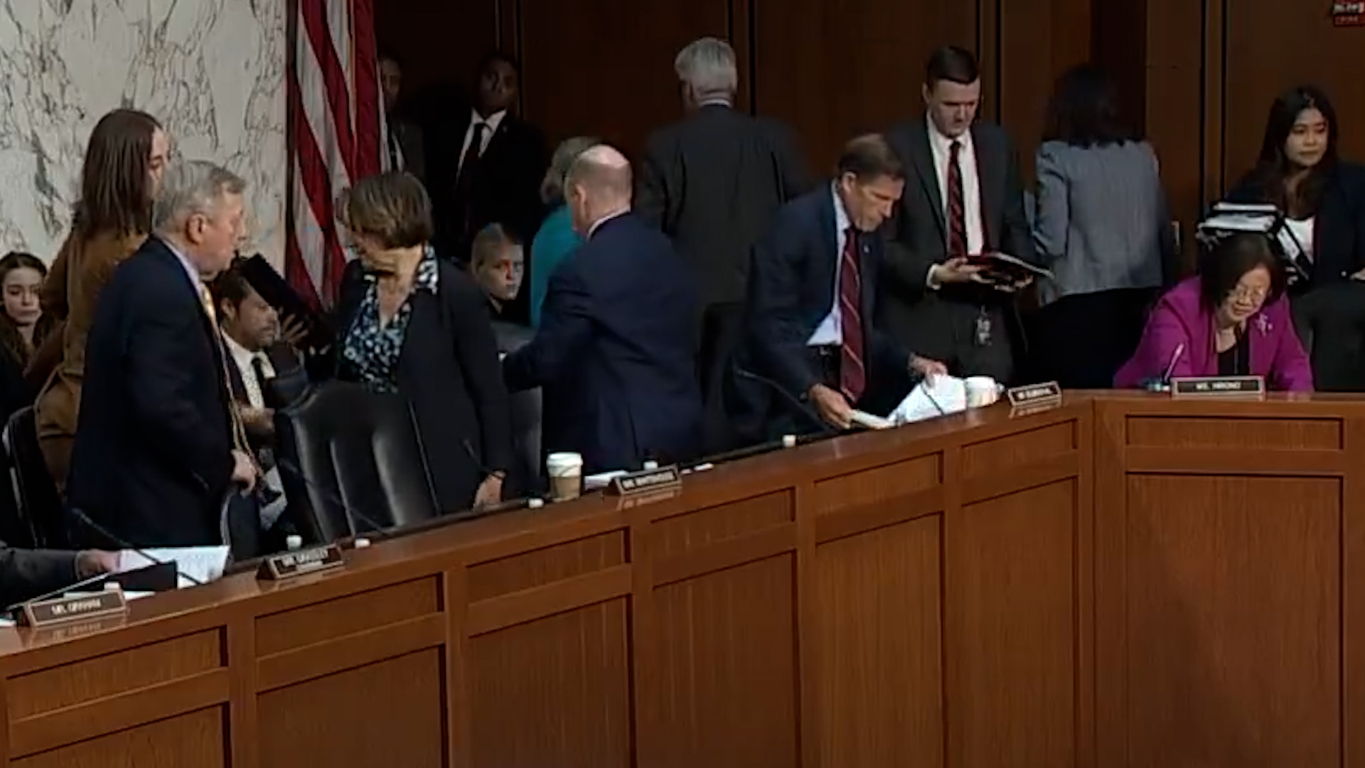 Democrats Walk Out Of Emil Bove Nomination Hearing