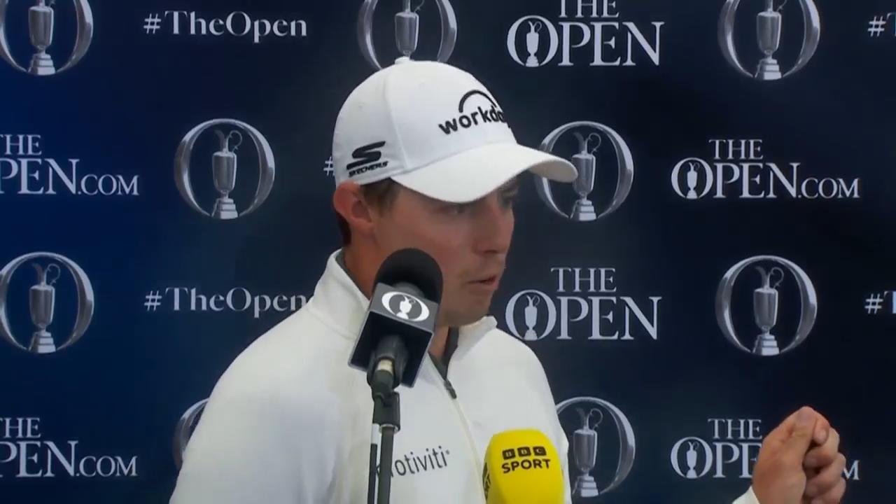 Clubhouse co-leader Fitzpatrick on 'annoying' conditions at Portrush