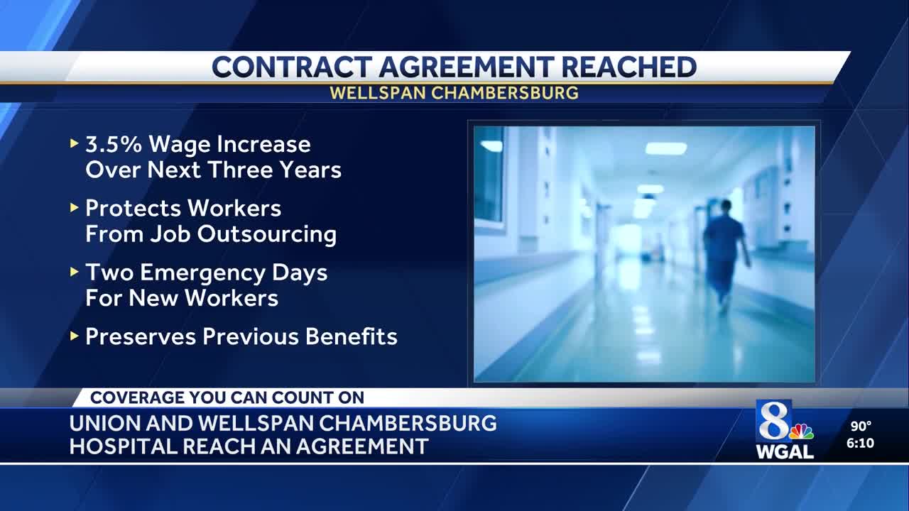 Union, WellSpan Chambersburg Hospital reach agreement