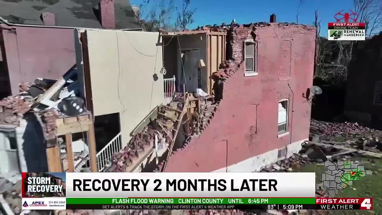 Tornado survivors still rebuilding as organization lends helping hand