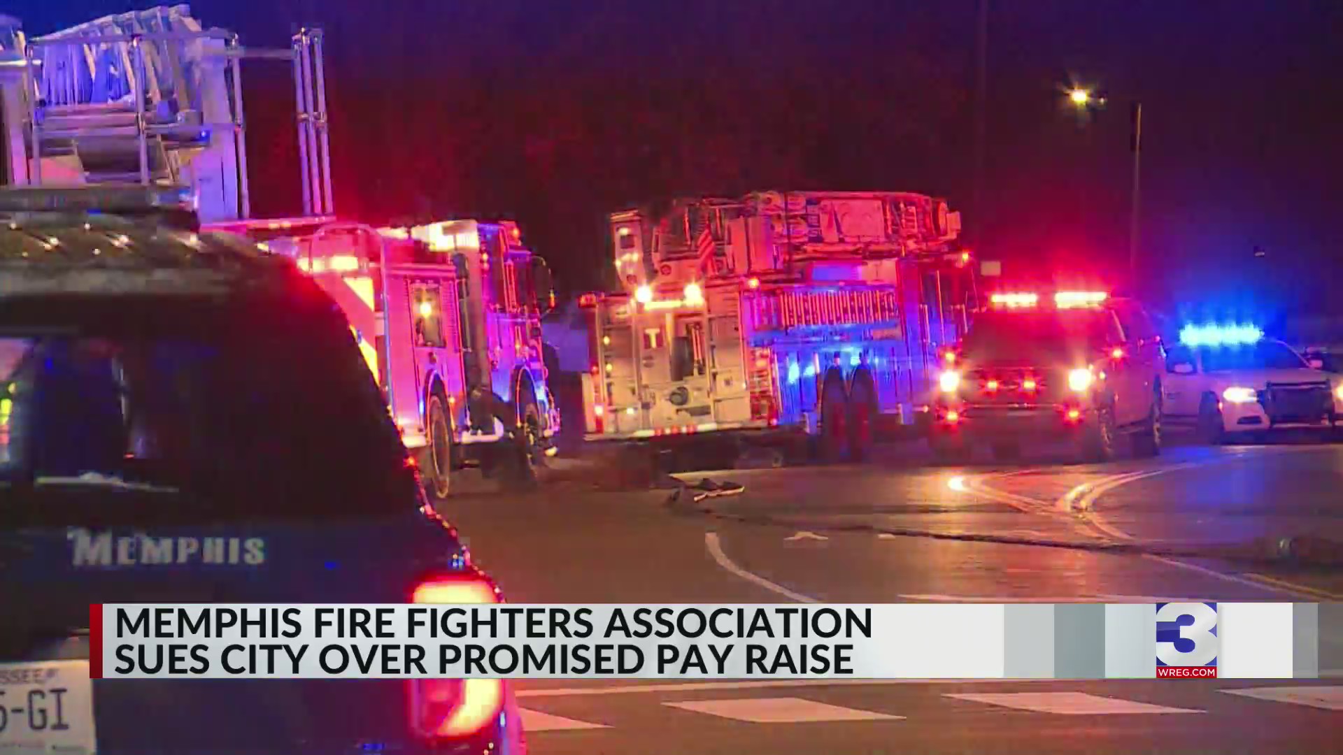 Firefighters’ union sues city of Memphis over pay raise dispute