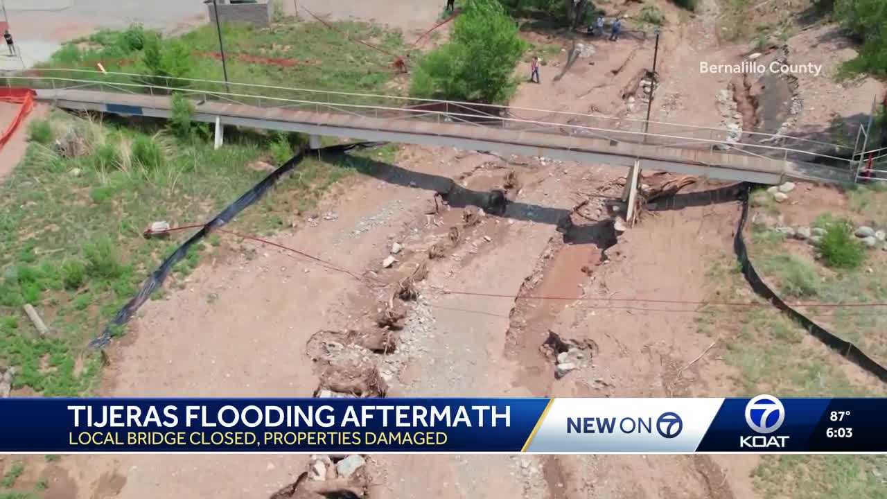 Heavy storms impact Tijeras and Bernalillo County project