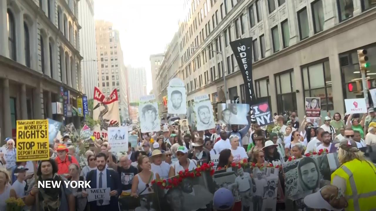 'Good Trouble Lives On': protesters march against Trump’s policies ...