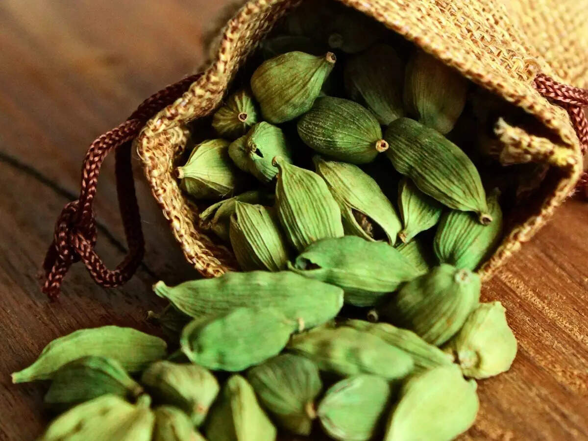 What happens when you chew cardamom after meals?