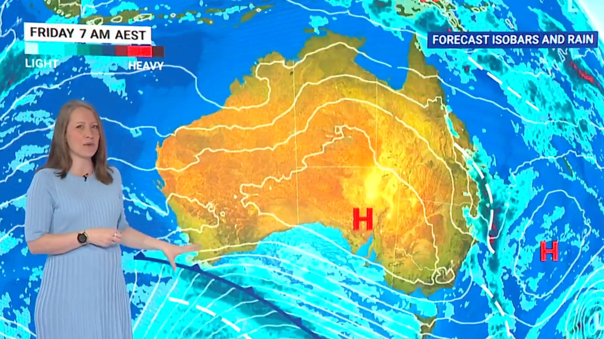 Cold front crossing Perth to bring a 'burst' of showers to end the week