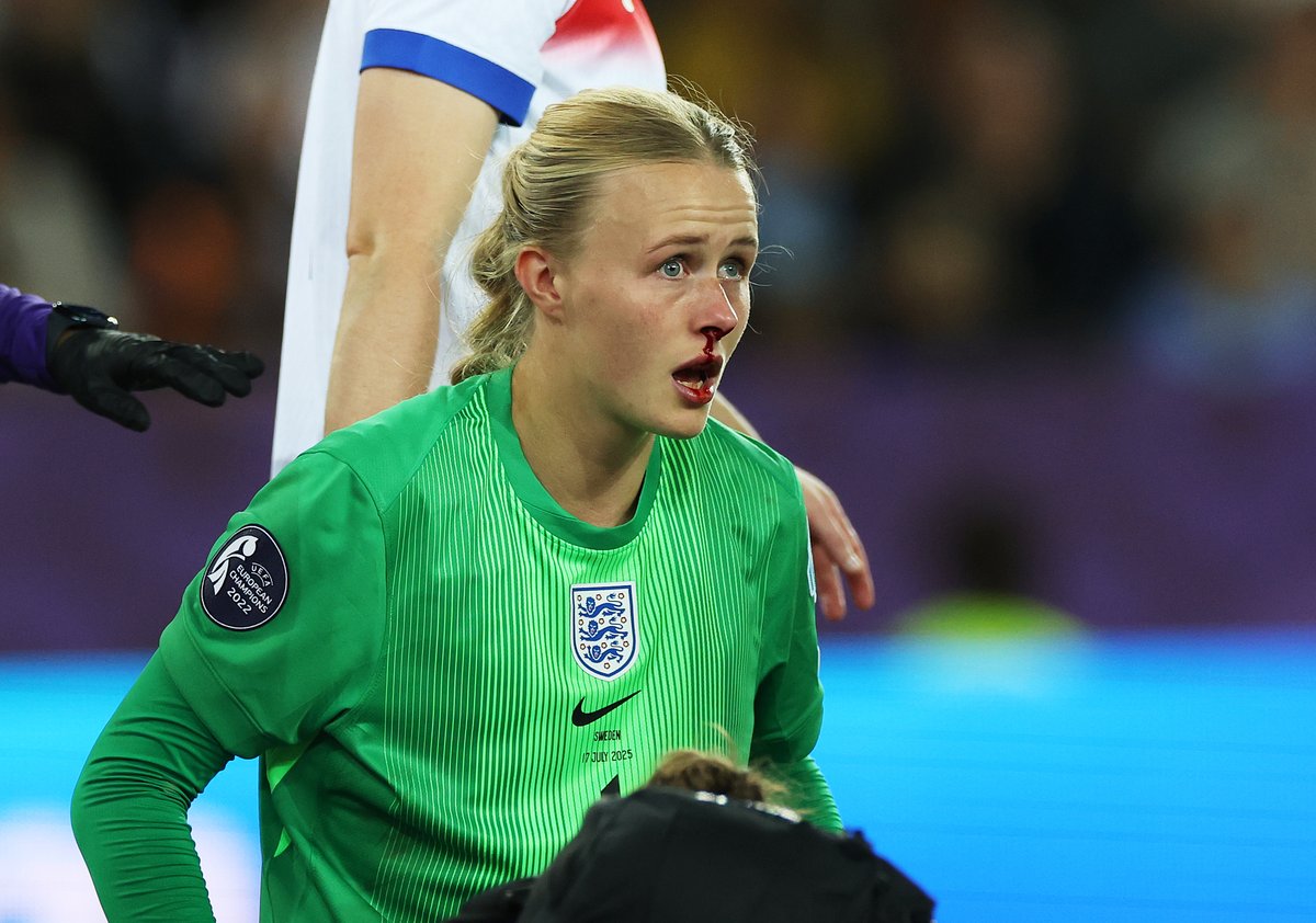 Hannah Hampton: Lionesses' penalty hero plays down injury worry after ...