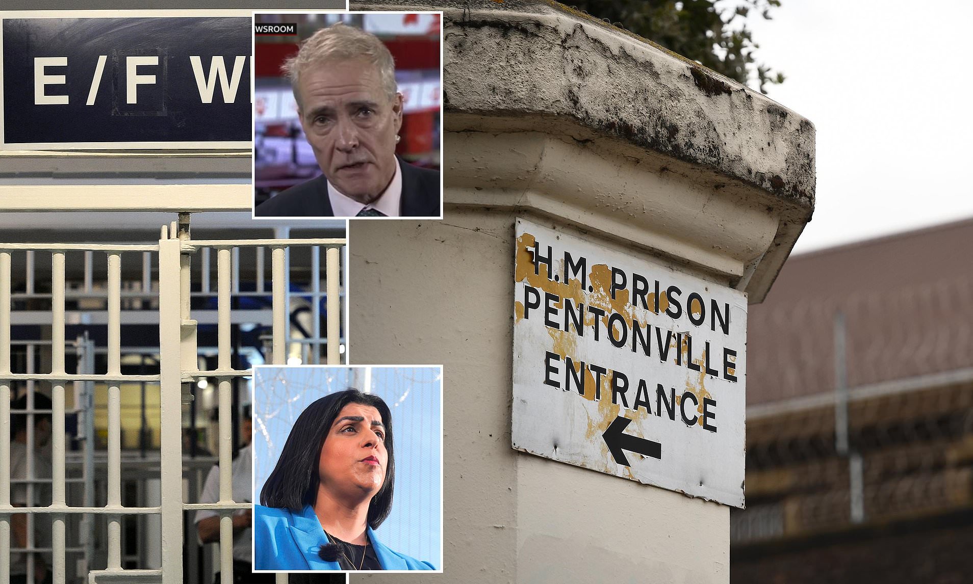 'Chaotic' Pentonville prison released criminals too early AND kept others locked up too long