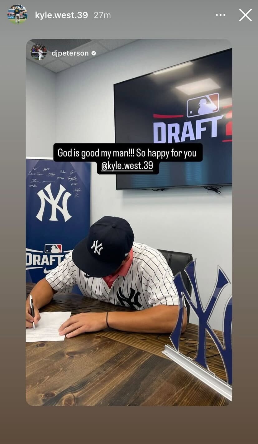 Yankees 2025 draft tracker: 18 of 19 draftees signed