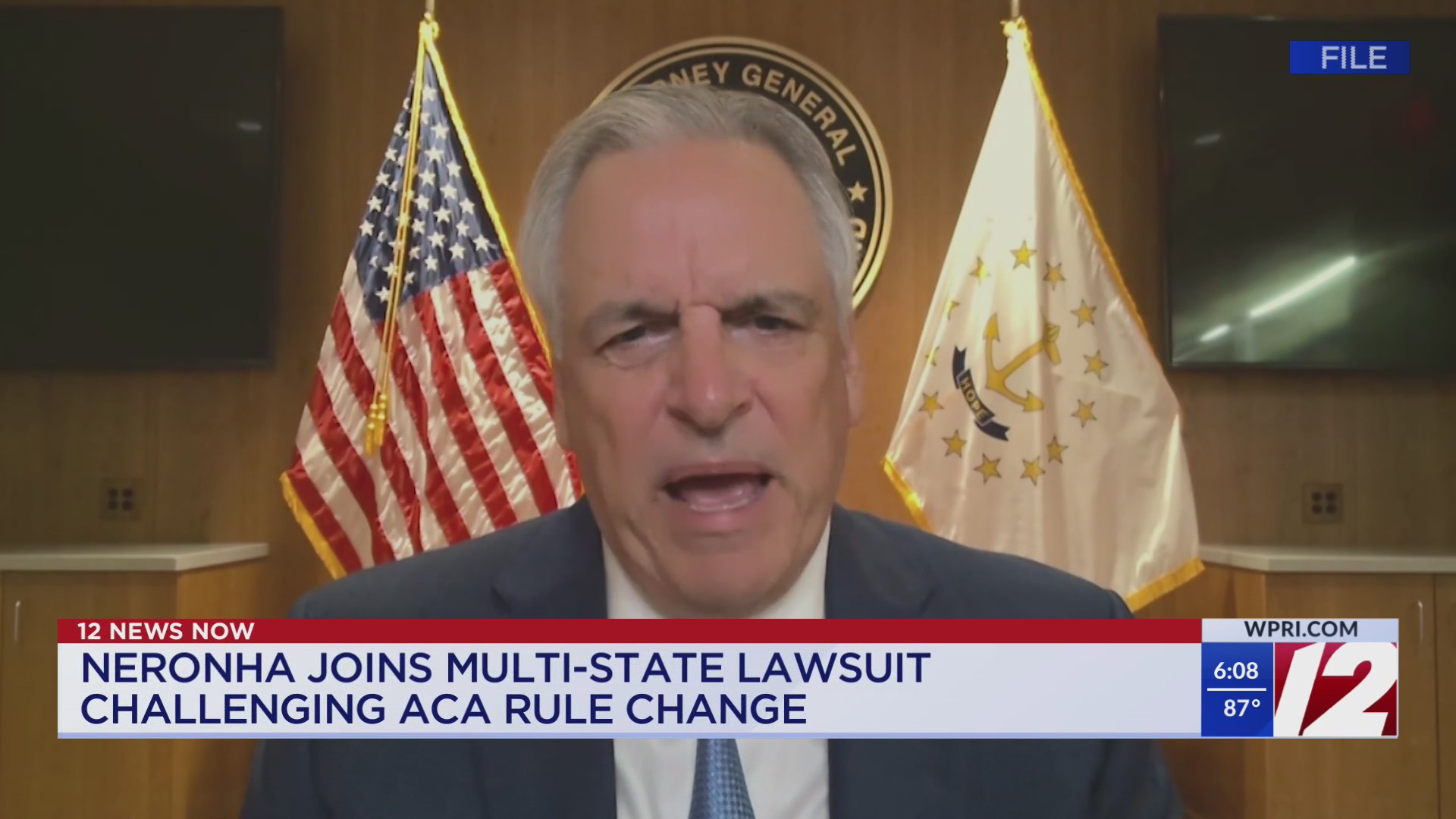 Neronha joins lawsuit challenging ACA rule change