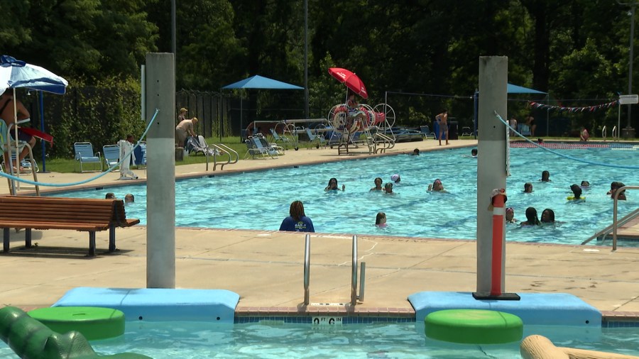 Montgomery County neighbors keep cool by hitting the pool