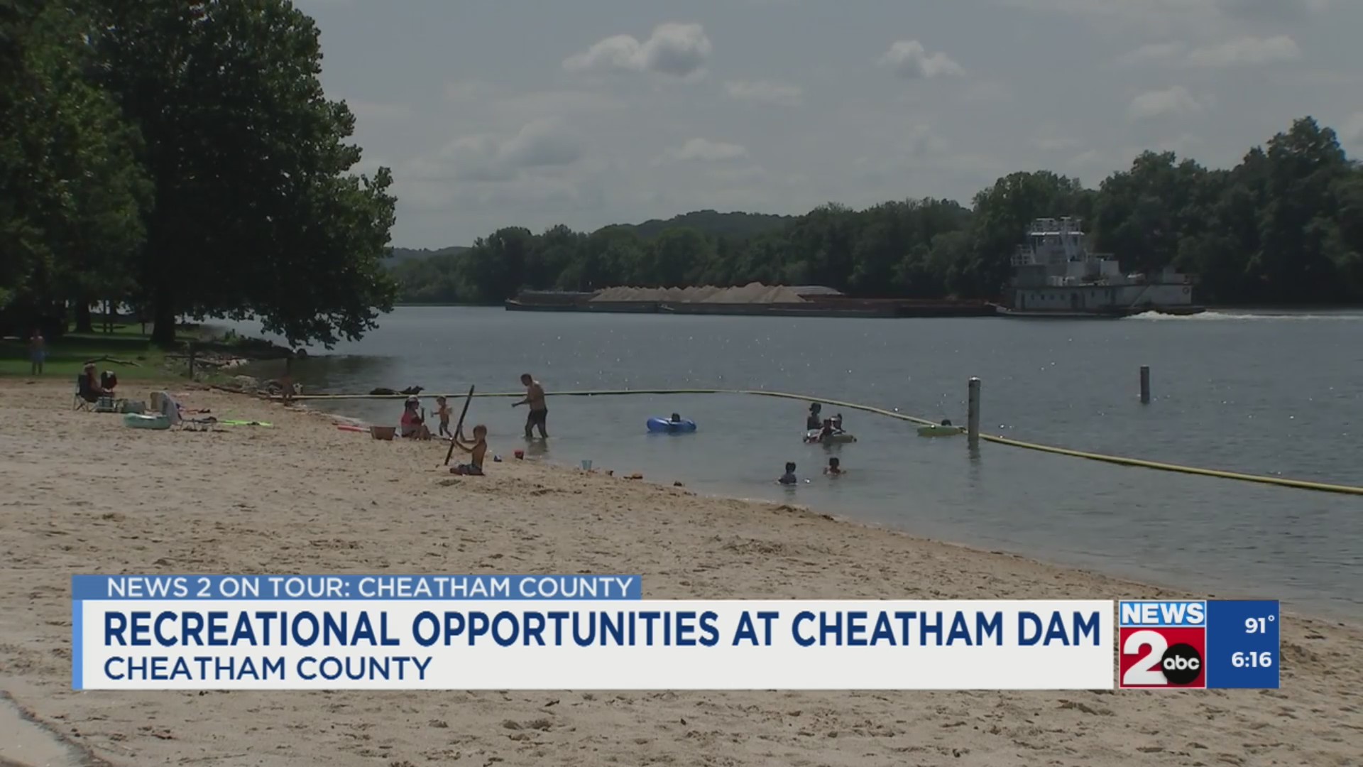 Recreational opportunities at Cheatham Dam