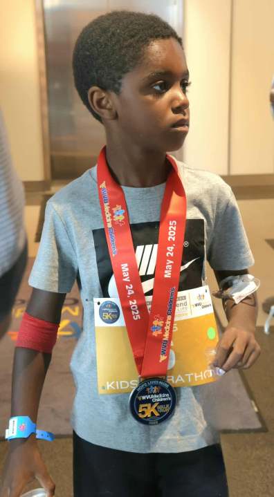 Finish line brought to WVU Children’s patients during Ogden Wellness ...