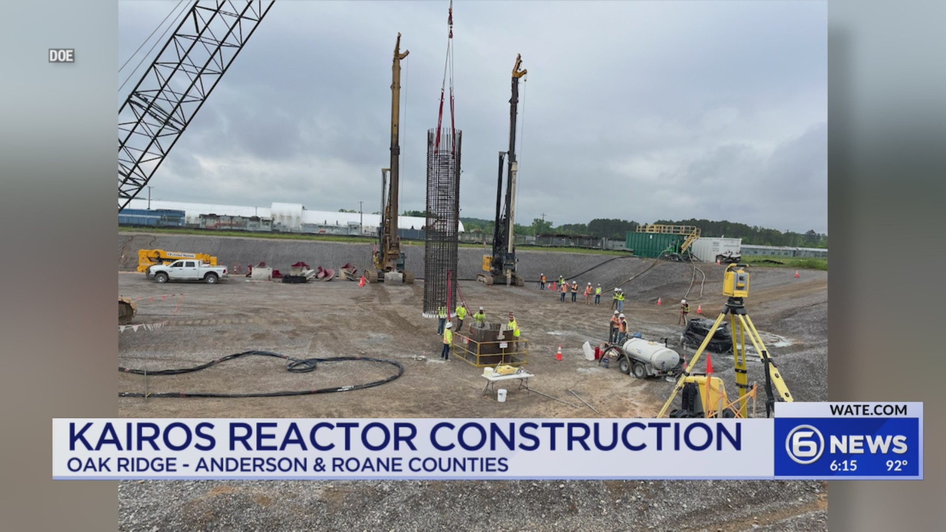 Kairos Reactor construction on schedule
