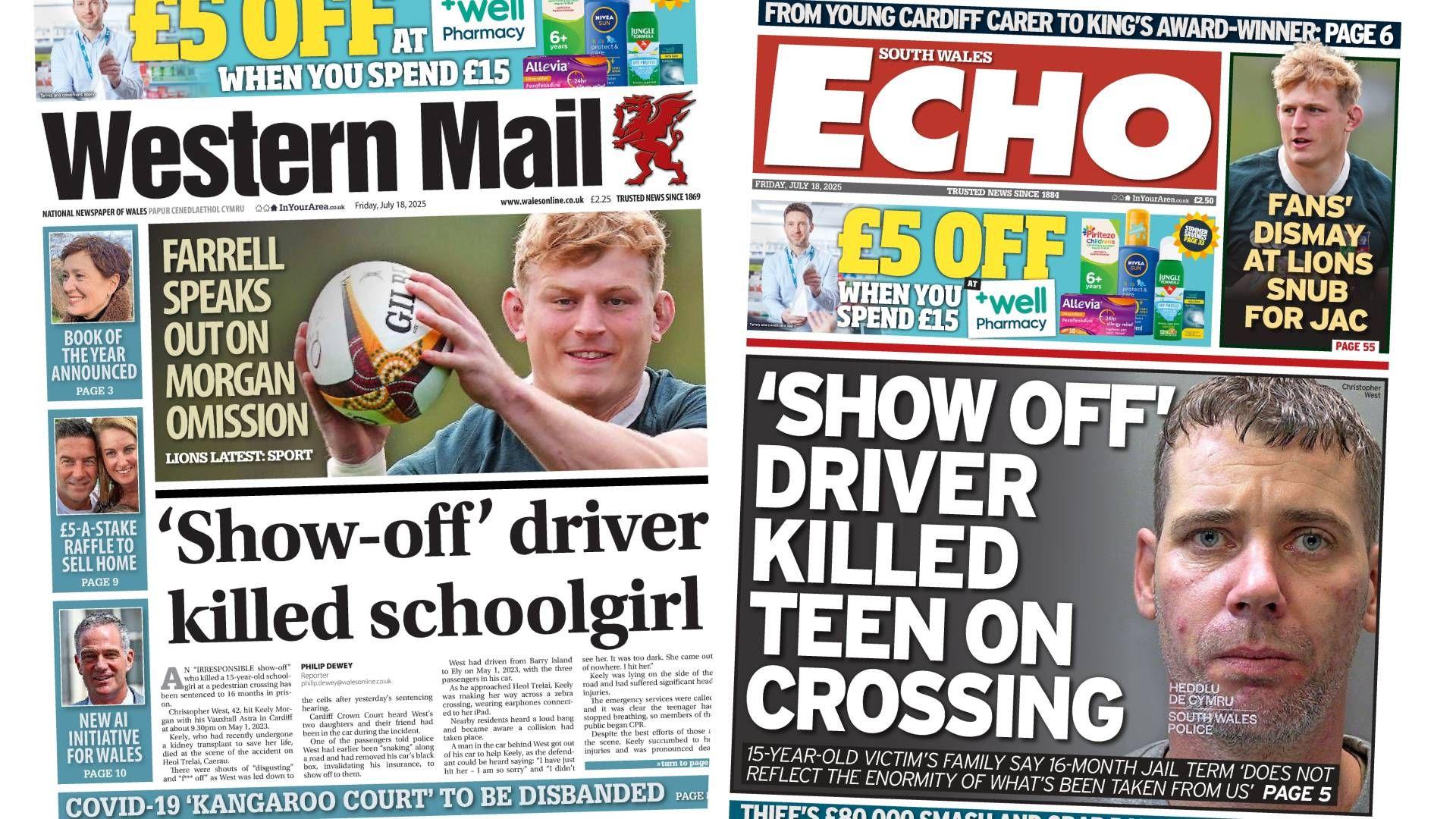 Wales' papers: Bin strike threat and £80k of fake goods seized