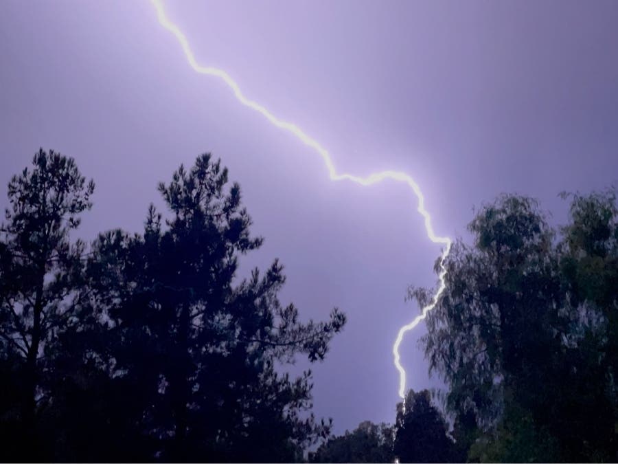 Lightning Ignites Anza Brush Fire Amid Fast-Moving Thunder Storm