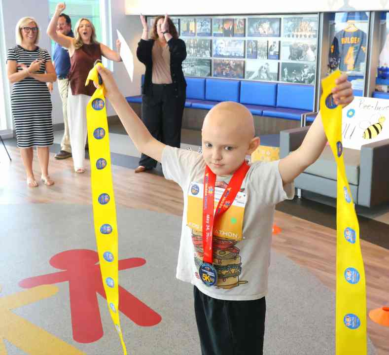 Finish line brought to WVU Children’s patients during Ogden Wellness ...
