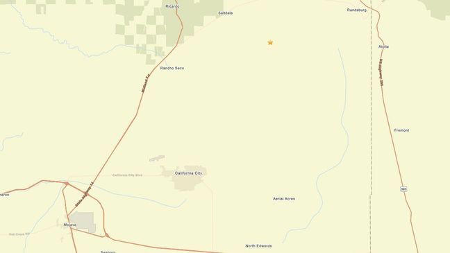 USGS: 3.0 magnitude earthquake shakes area between Ridgecrest and ...