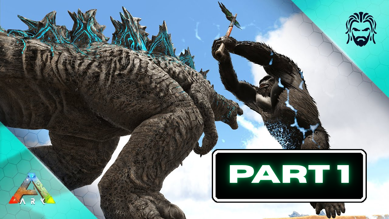 Godzilla VS Kong... In ARK! - Modded ARK Dino Overhaul X [E45 Finale ...