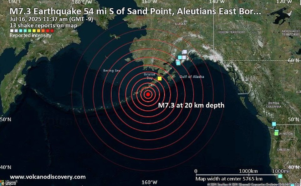 Alaska earthquake rocks state and sparks tsunami warning