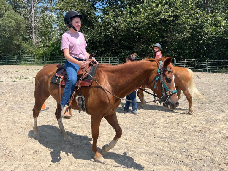 Troy farm offers therapy horseback riding to people with disabilities