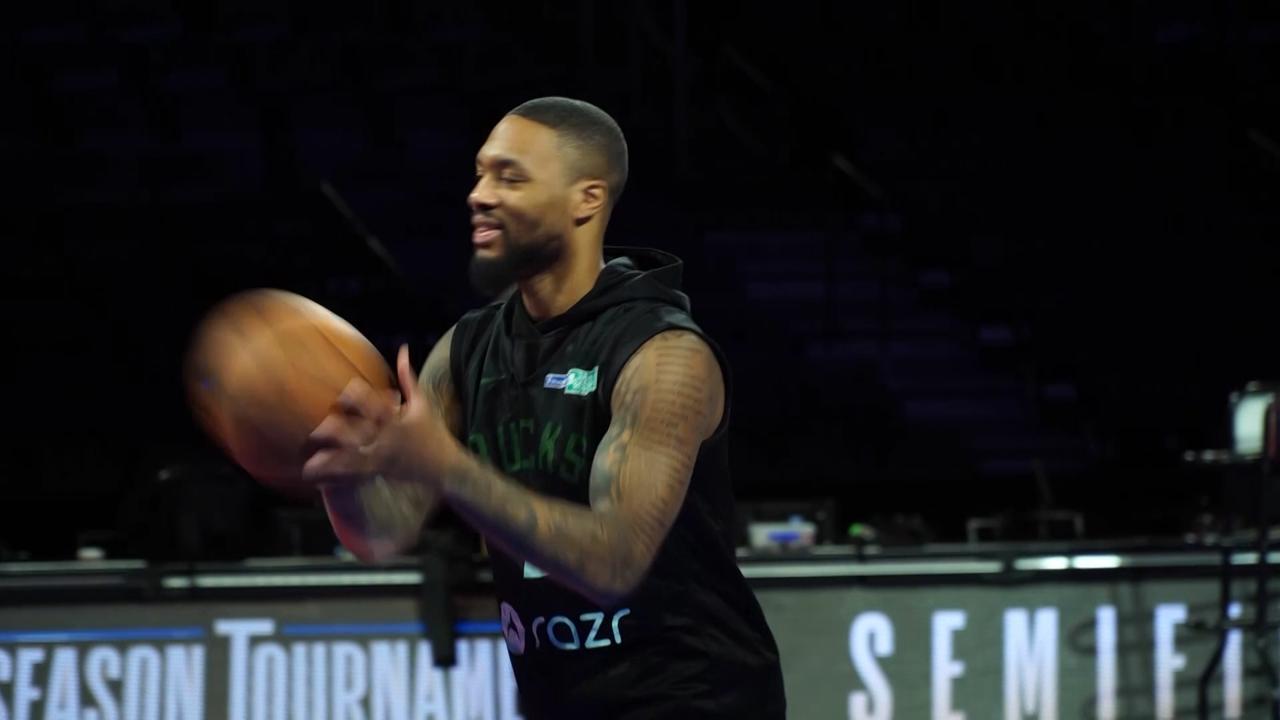 FILE: Dame Lillard heads back to Blazers