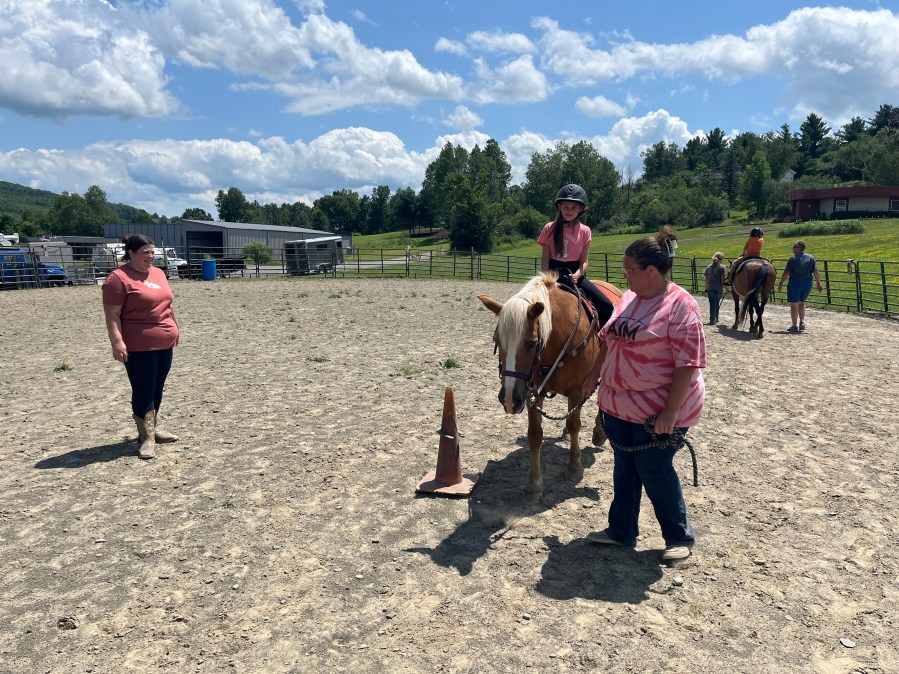 Troy farm offers therapy horseback riding to people with disabilities