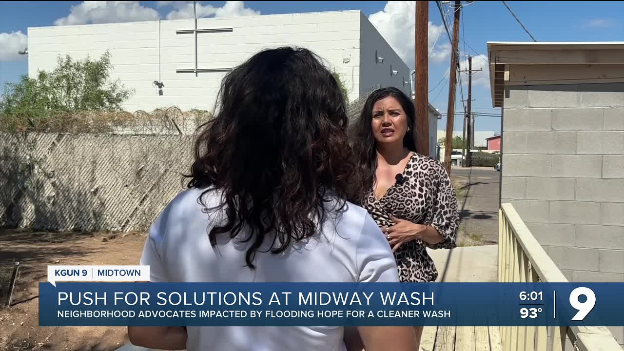 Flooding, trash build-up concerns rise again at Midway Wash this monsoon