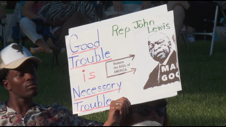 Americans rally nationwide and locally to commemorate John Lewis legacy ...