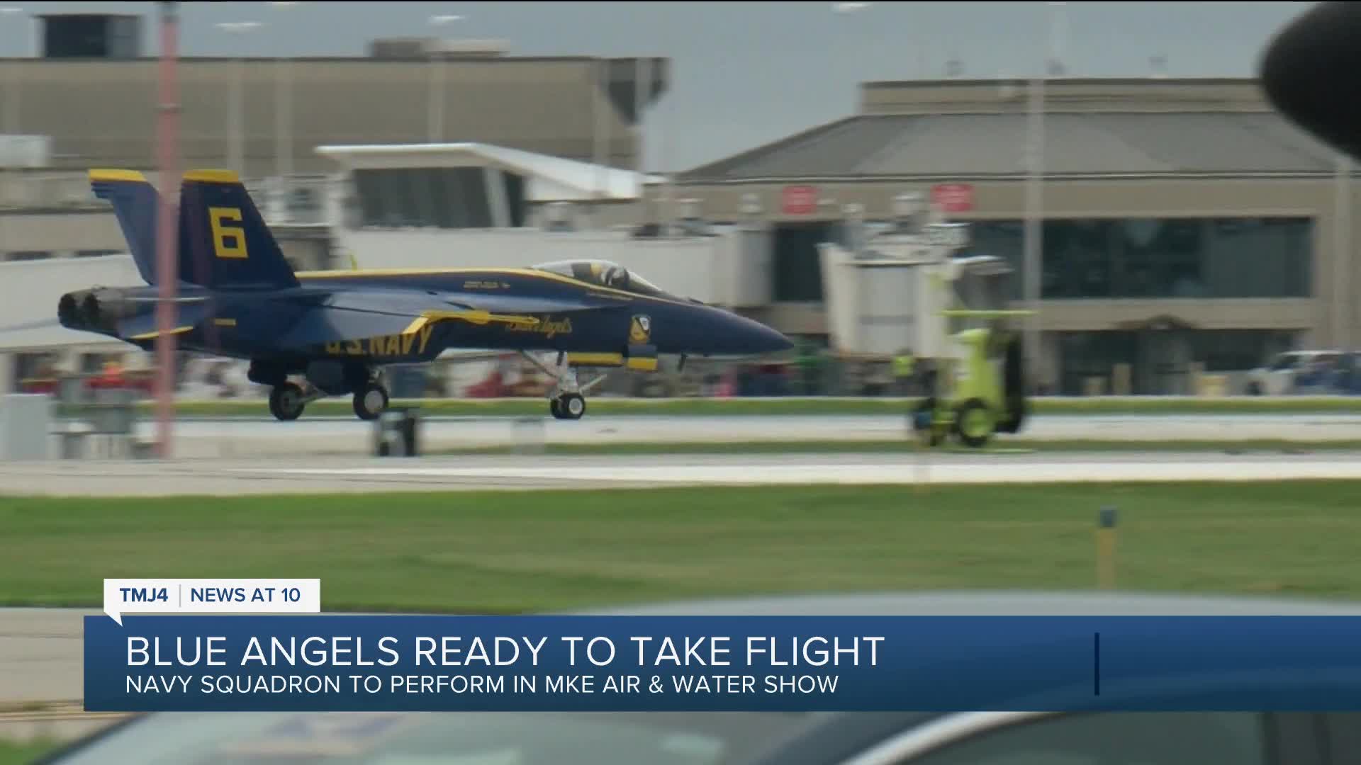 Blue Angels prepare for Milwaukee's Air and Water Show this weekend