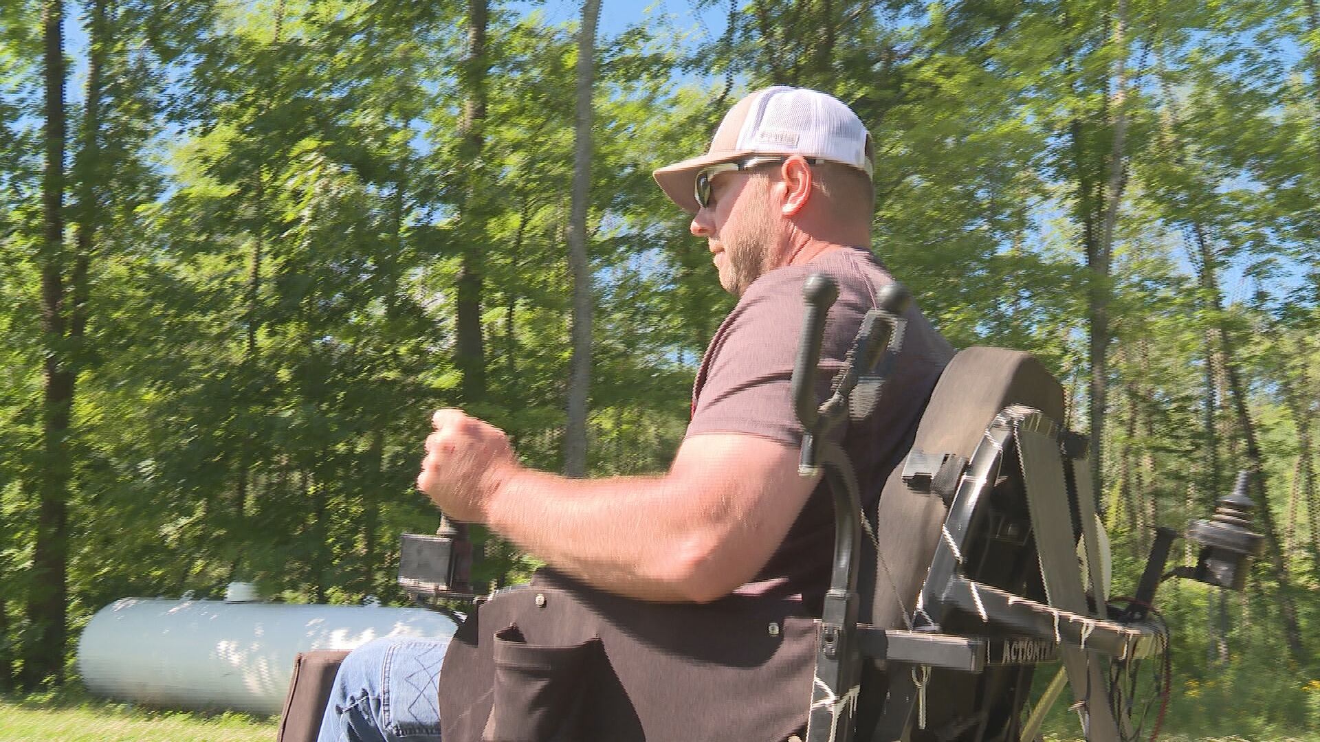 Man paralyzed from chest down in windstorm still holds positive mindset ...