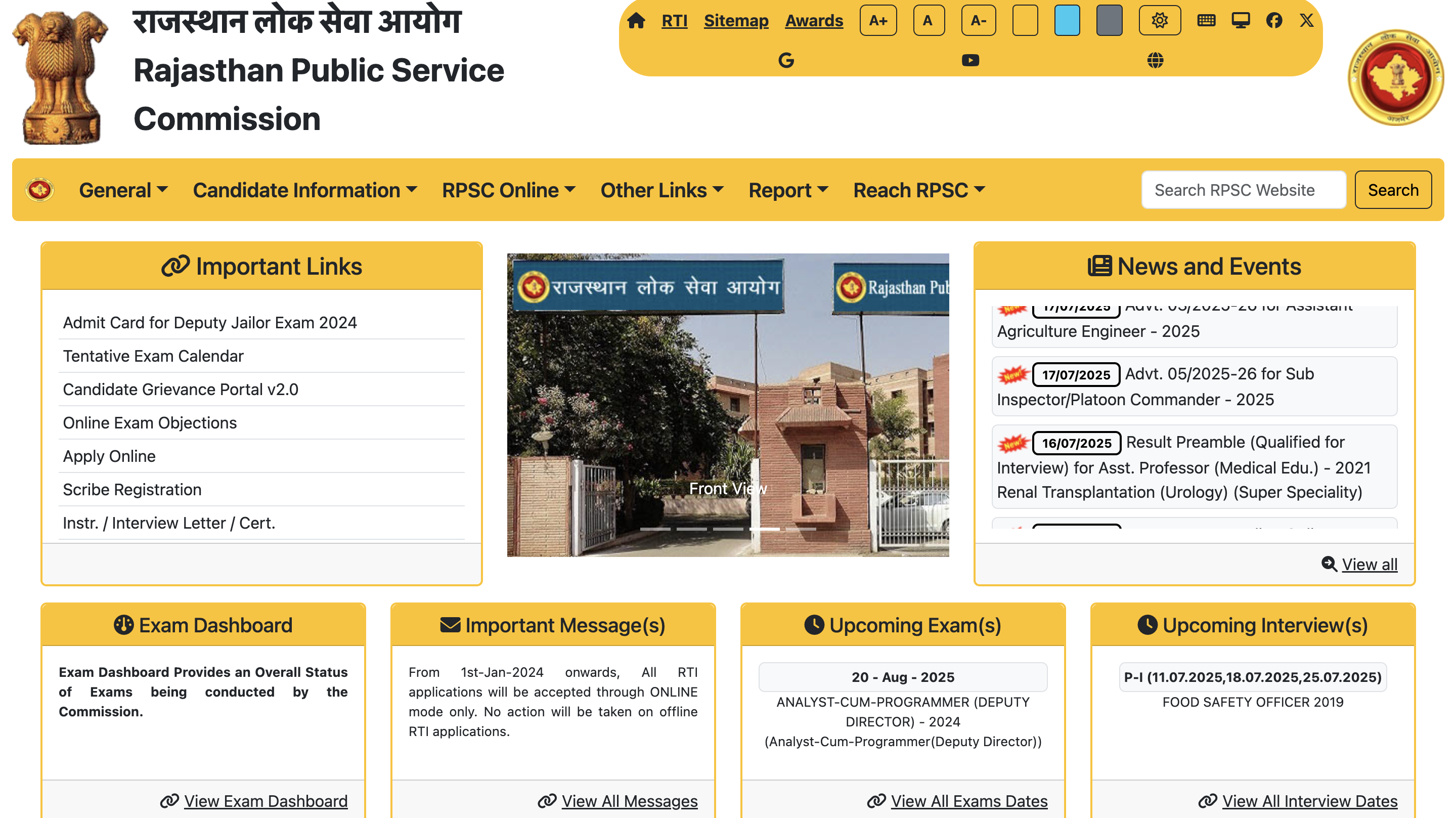 RPSC SI 2025 recruitment begins for more than 1000 vacancies: Check ...