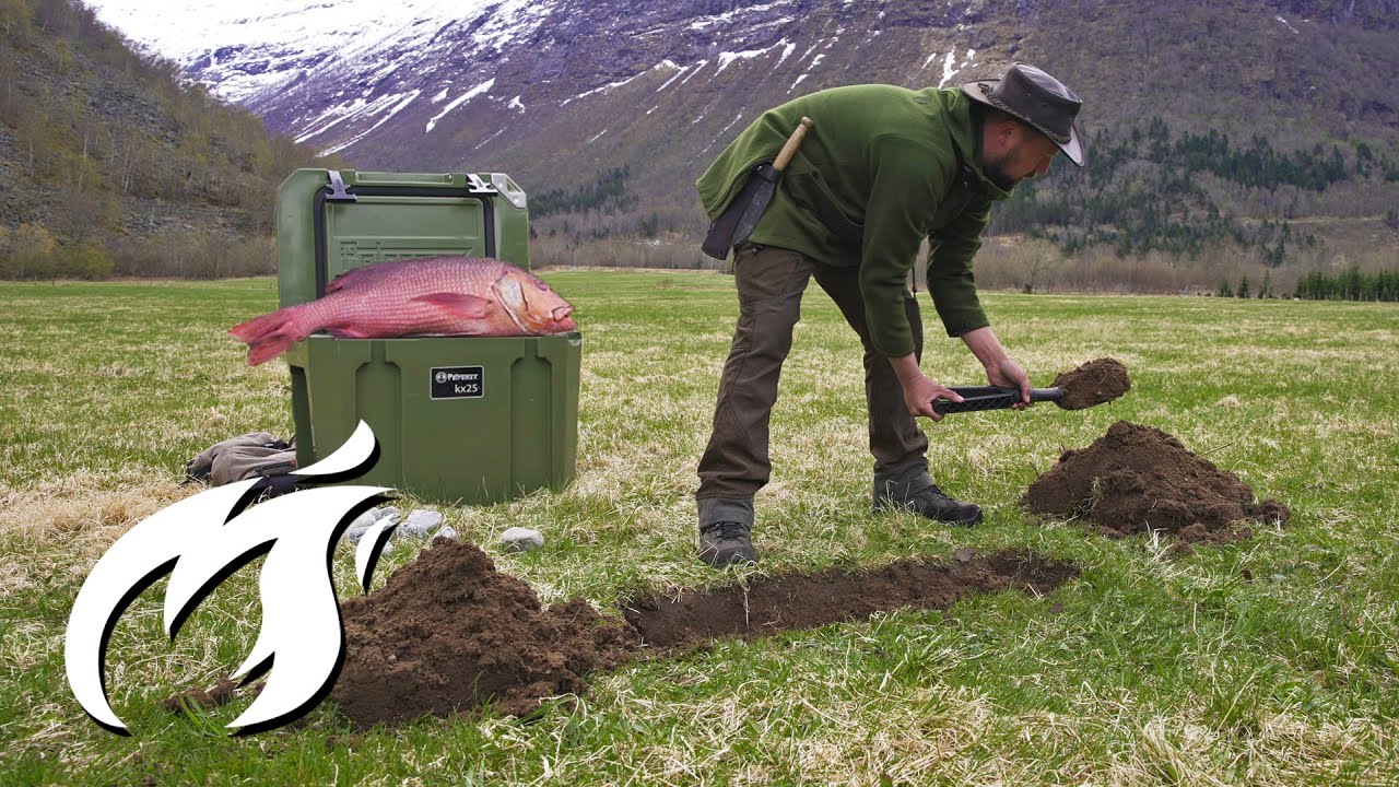 4KG Jewel Bass Cooked Underground in Earth Oven🔥