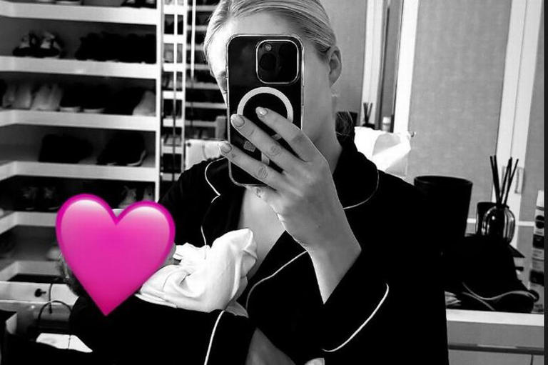 Lilly Gerrard shares 'my world' message after giving birth to daughter