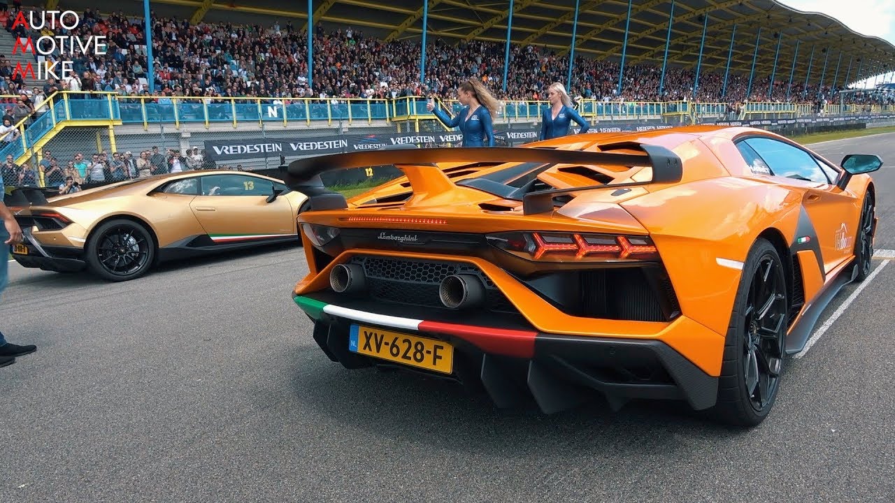 Lamborghini Aventador SVJ vs Huracan Performante in EPIC Drag Race Showdown!