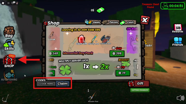 Go fishing codes (January 2026)