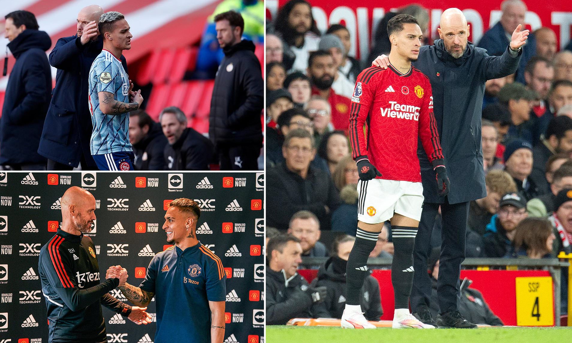 Ten Hag claims Antony is 'like a son to me' as he reveals his stance on ...