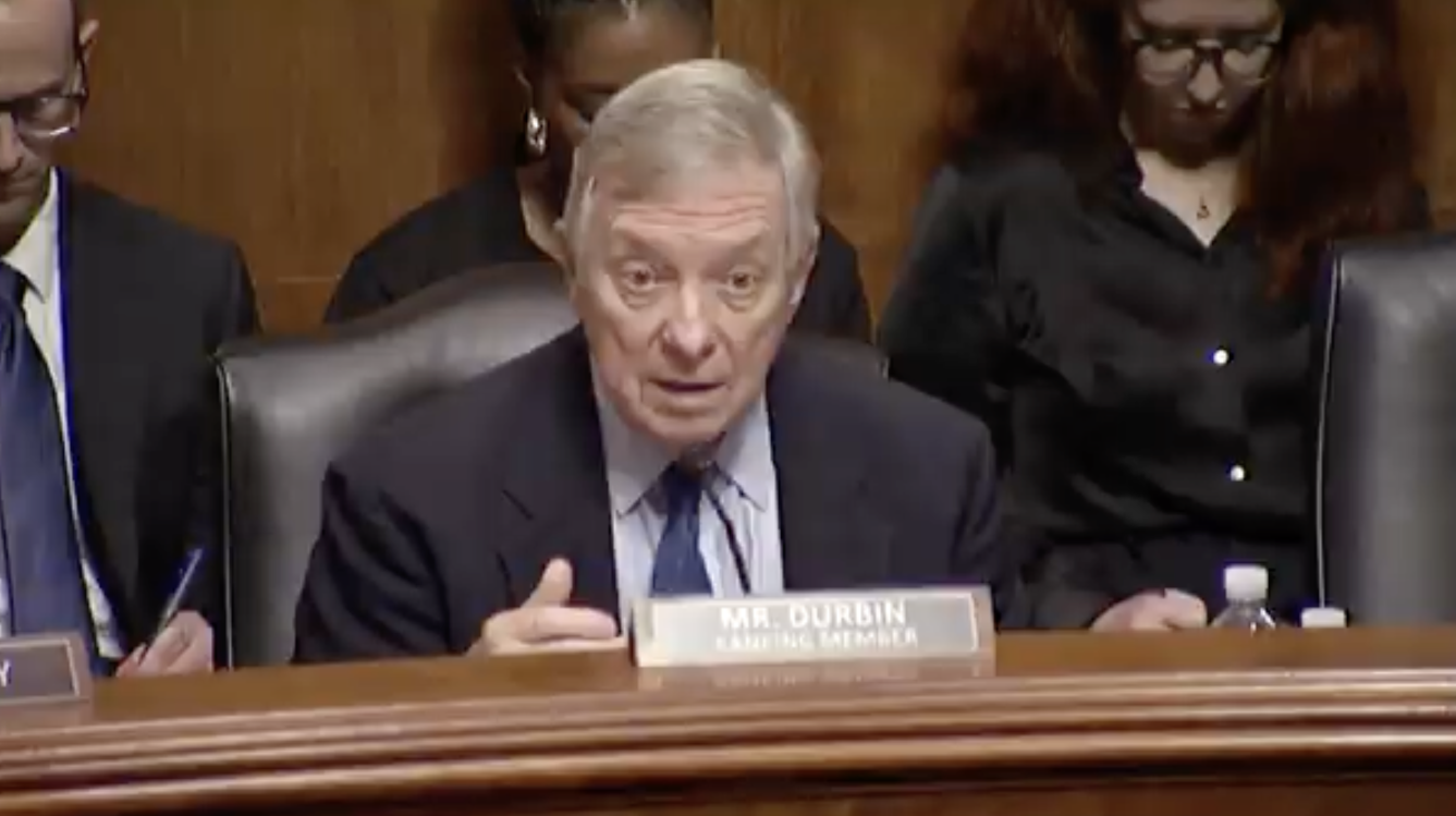 'Is That What You're Suggesting?': Richard Durbin Presses Witness On AI ...