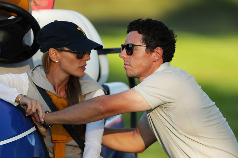 Rory McIlroy's talk with Erica Stoll after tough Open Championship ...